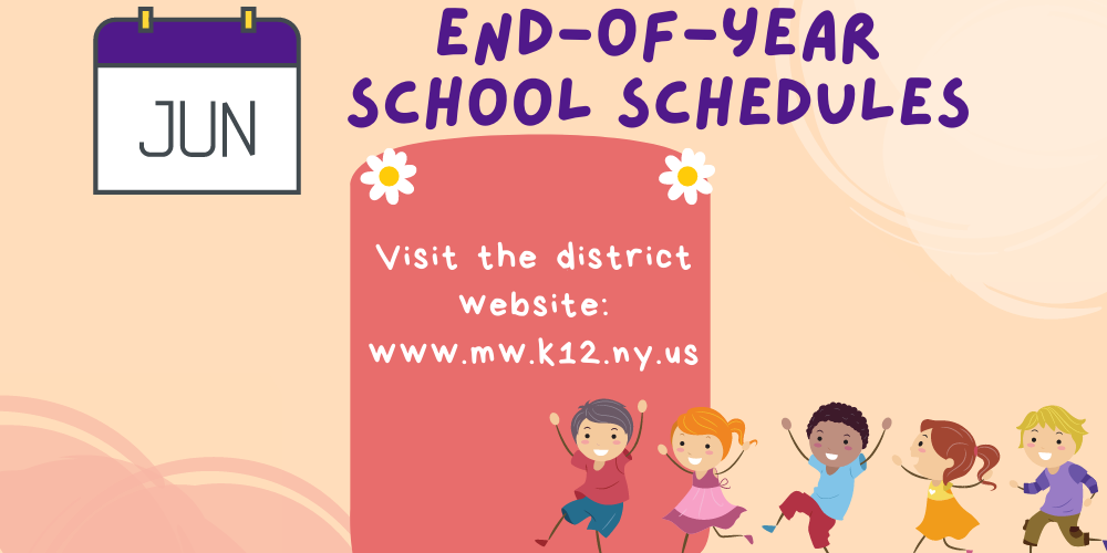 End of Year schedules for all schools are now available | Pine Tree ...